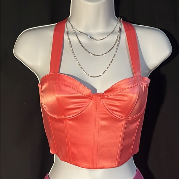 Flora Bea Nyc | Pants & Jumpsuits | Flora Bea Nyc Pink Seas Poly Satin ...